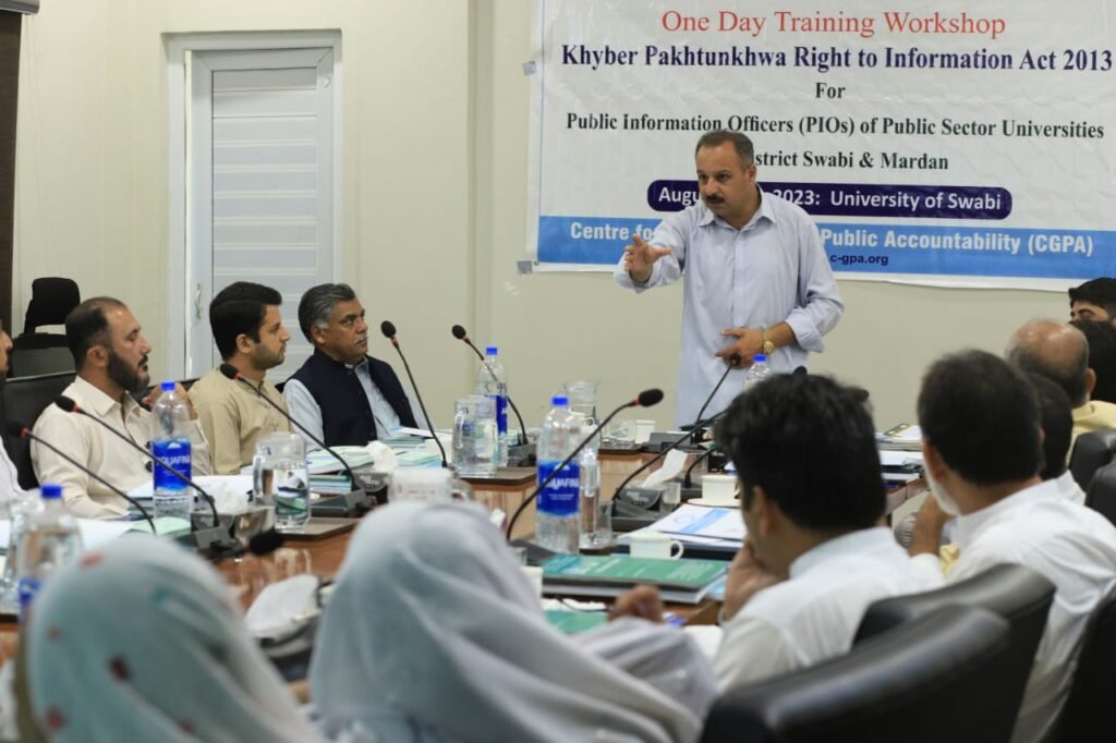 RTI Law Empowers Erstwhile FATA, Says Syed Saadat Jahan